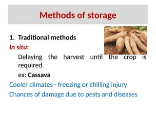 7. Storage.pptx of post harvest management of fruits and vegetables | PPTX