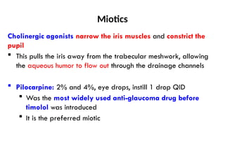 7. Diseases of the Eye. Pharmacotherapy ppt | PPT