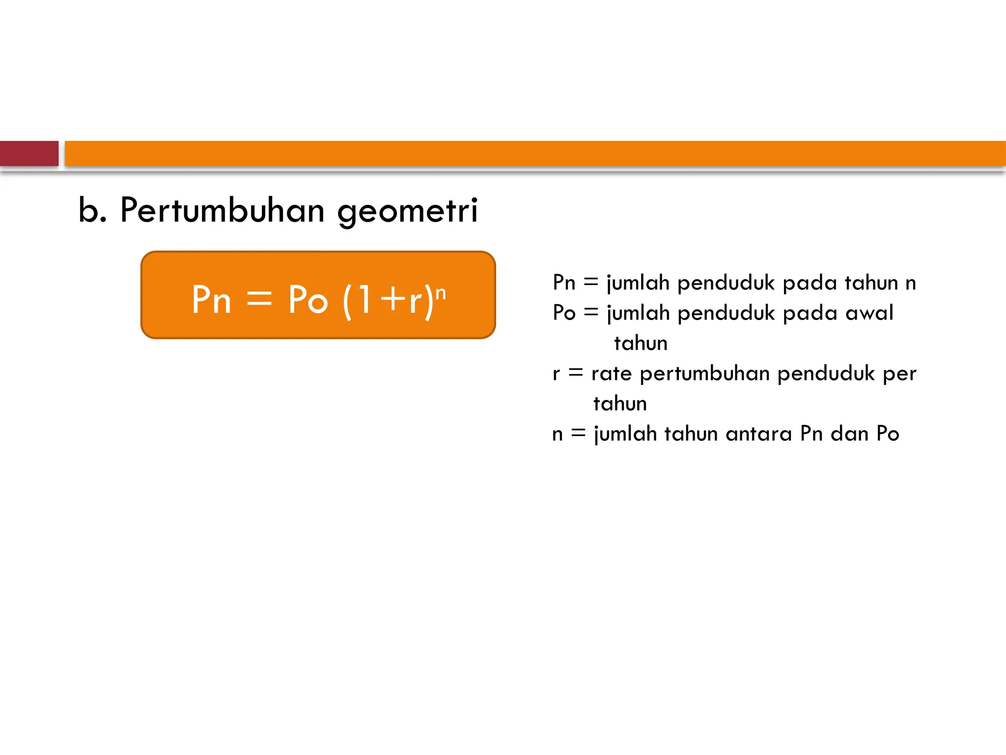 7. Proyeksi Penduduk.pptx proyeksi penduduk | PPTX