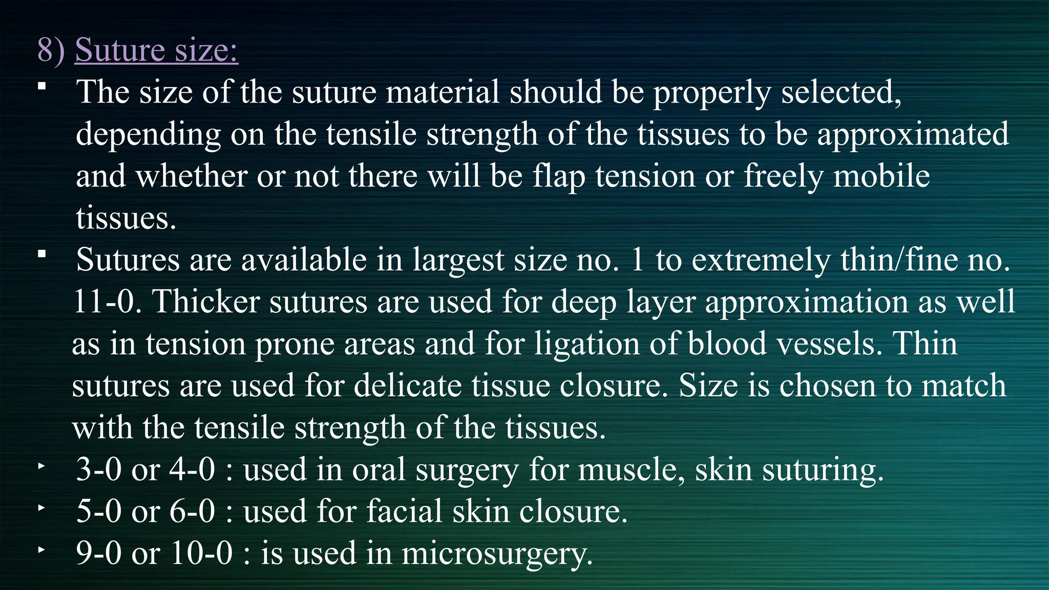 SUTURING MATERIALS hgghjjjgsddfvbbjjjjjjh | PPTX