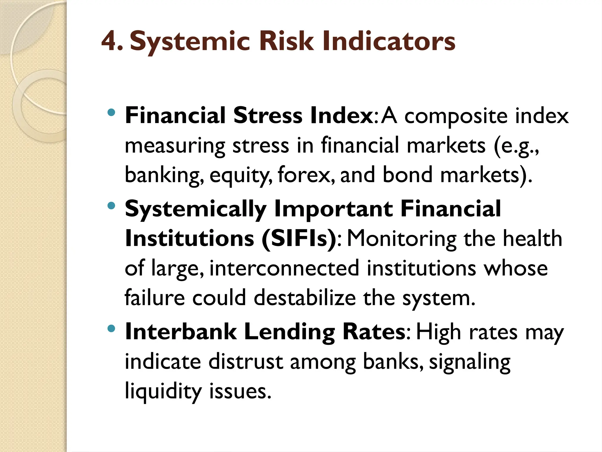 Financial Stability Indicators (FSIs) - Importance.pptx