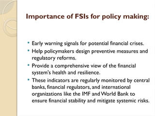 Financial Stability Indicators (FSIs) - Importance.pptx
