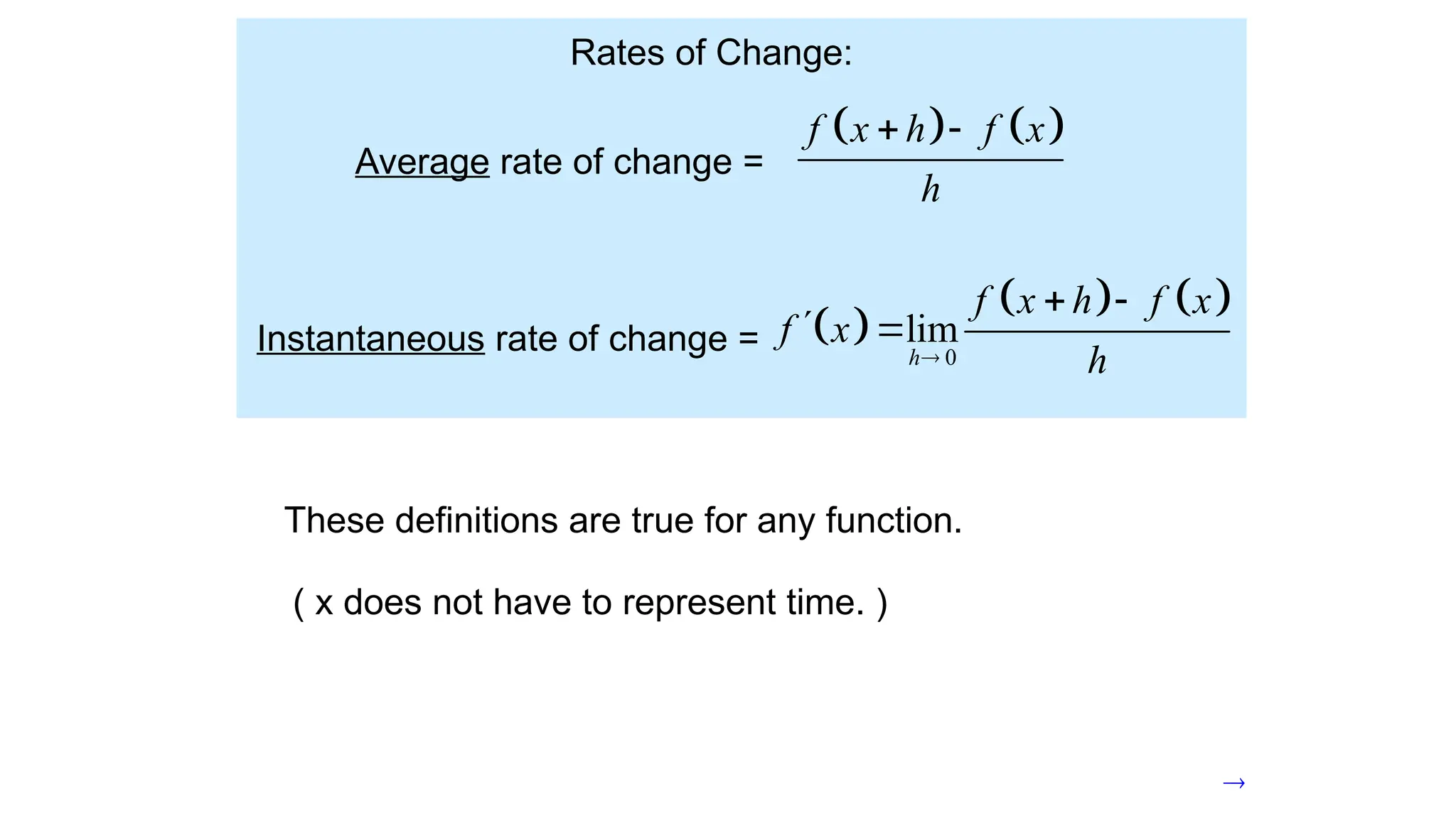 7.1 Slides.pptx; differentiation from first principle | PPTX