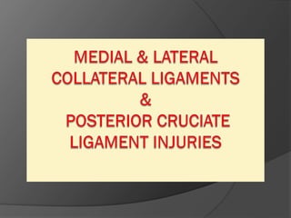 7. MCL & LCL, & PCL ligaments Rehabilitation | PDF