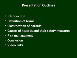 7. Operating room hazards.class notes pptx | PPTX