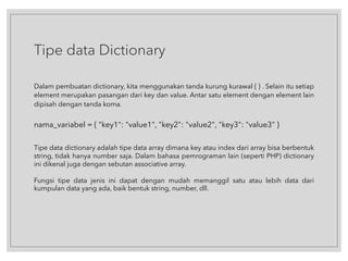 7. Tipe data Boolean,List & Tuple computer programming | PDF