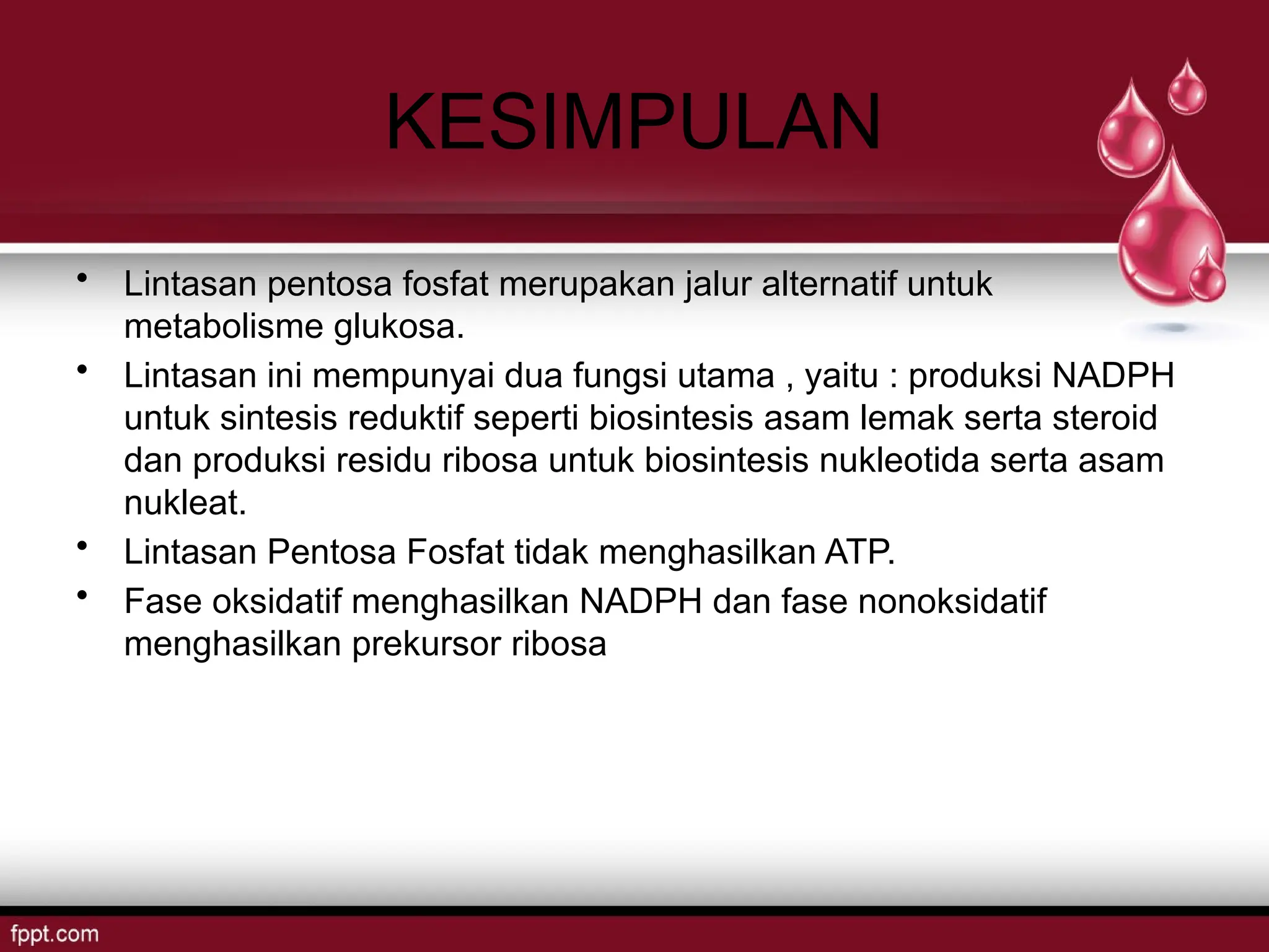 7. Katabolisme Karbohidrat jalur pentosa phosphat | PPTX