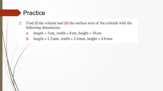 7.3 Surface areas and volumes of solids - Copy.pptx