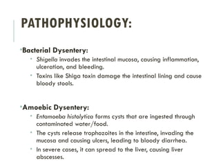DYSENTERY is a public health problems for medical | PPTX