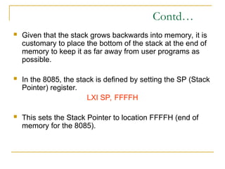 7. Stacks and subroutine.pptfor engineering student | PPT