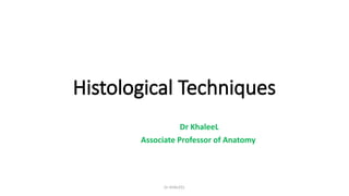 7. Histology Techniques (1).pdf for public health | PDF