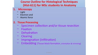 7. Histology Techniques (1).pdf for public health | PDF
