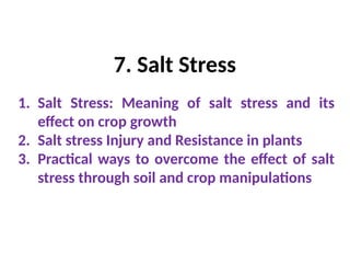 7. Salt stress.pptx presentation ooooooo | PPTX
