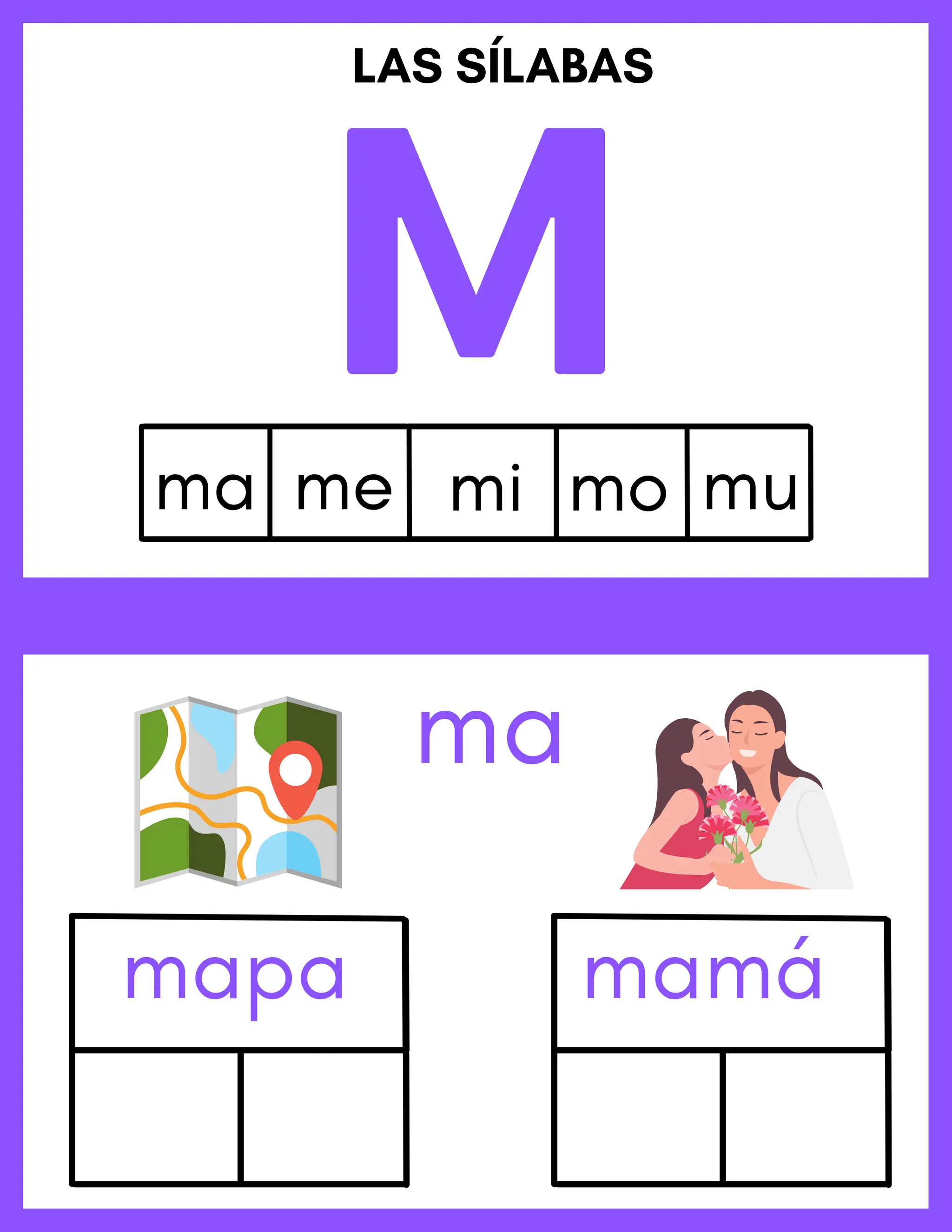 7. MIS PRIMERAS SÍLABAS. silabas para aque los niños conozcan las ...