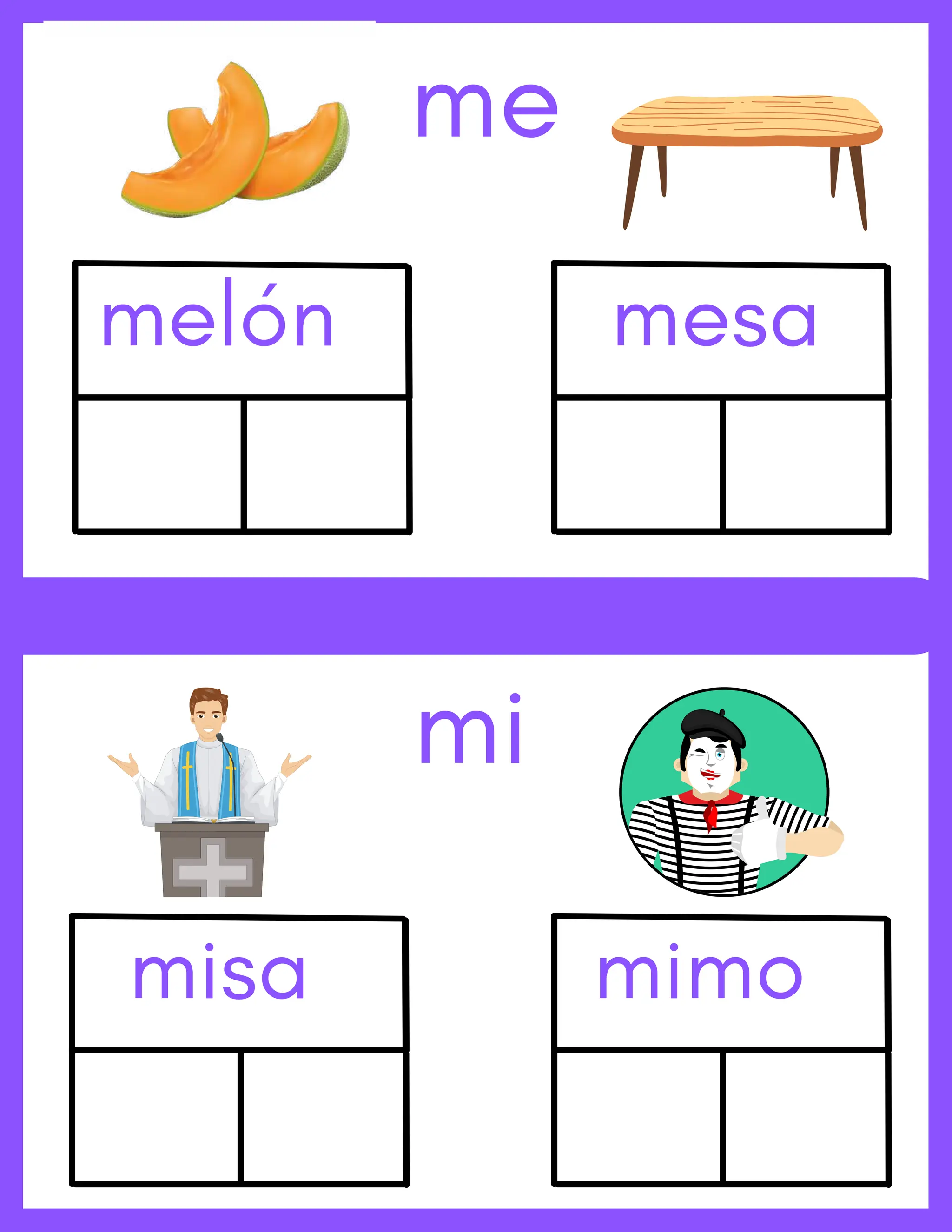7. MIS PRIMERAS SÍLABAS. silabas para aque los niños conozcan las ...