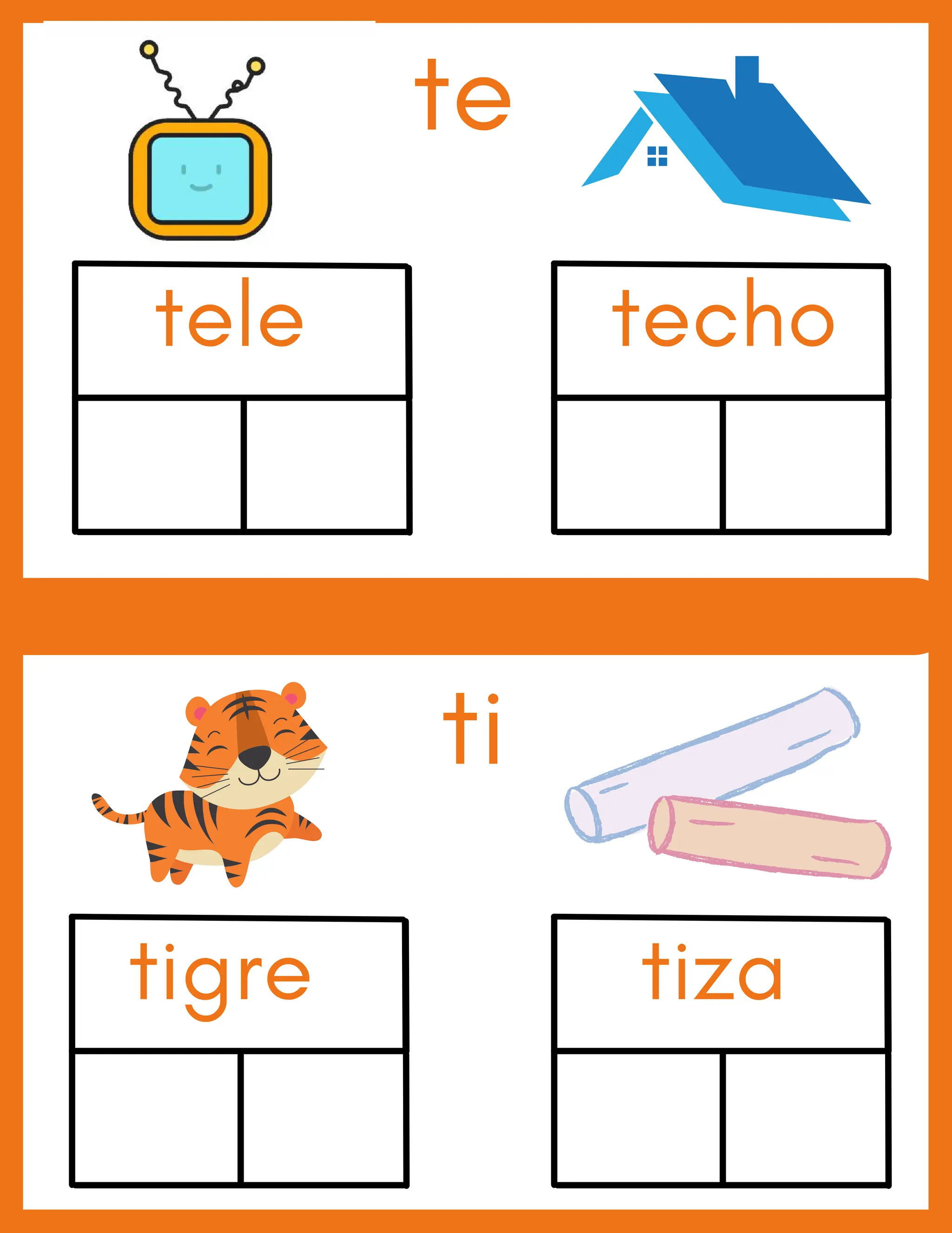 7. MIS PRIMERAS SÍLABAS. silabas para aque los niños conozcan las ...