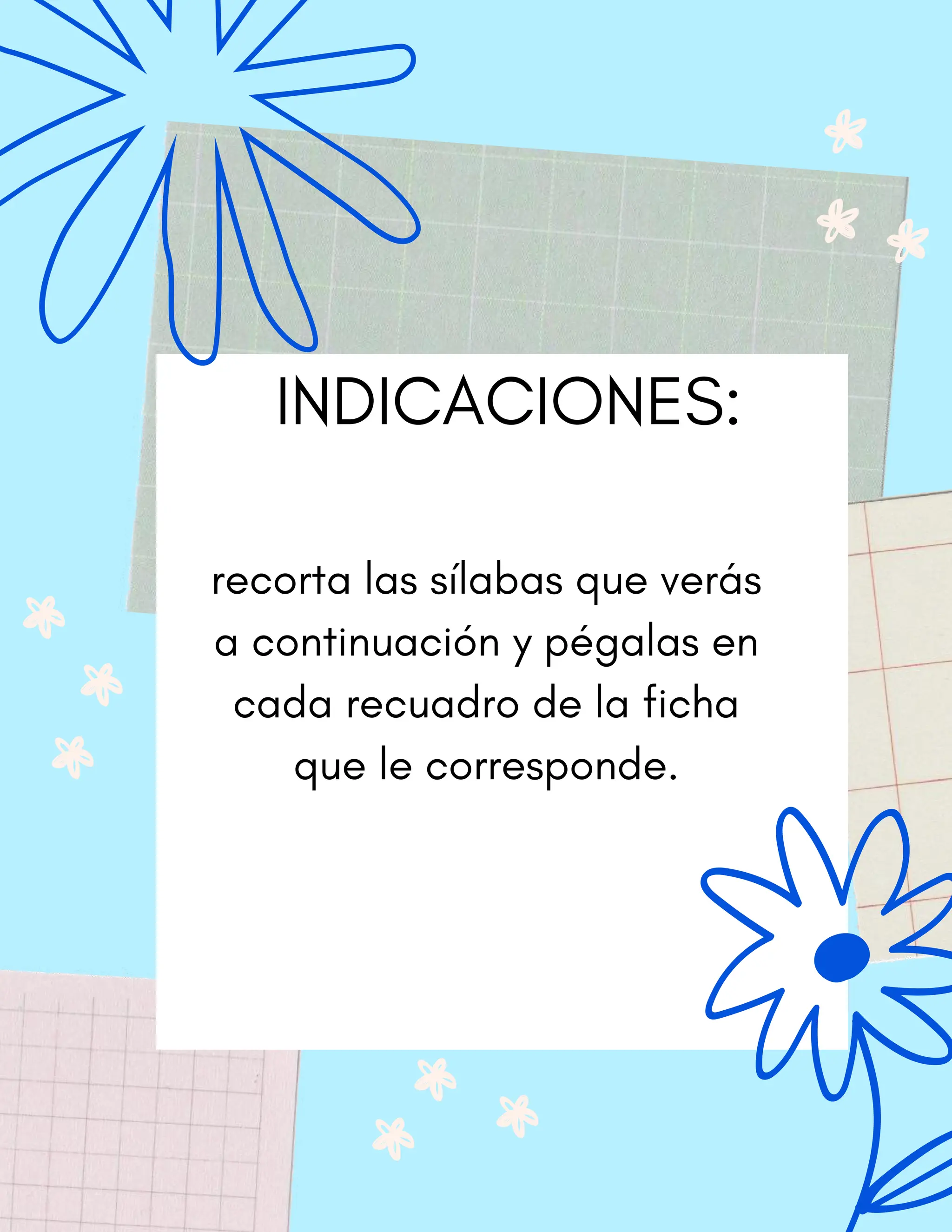 7. MIS PRIMERAS SÍLABAS. silabas para aque los niños conozcan las ...