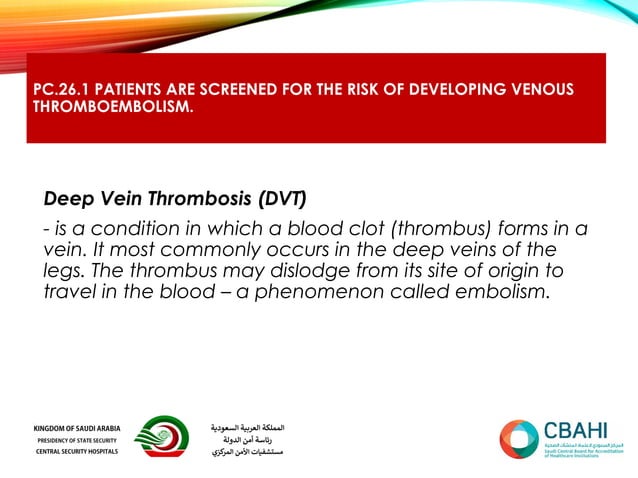 Presentation about Deep Vein Thrombosis.pptx