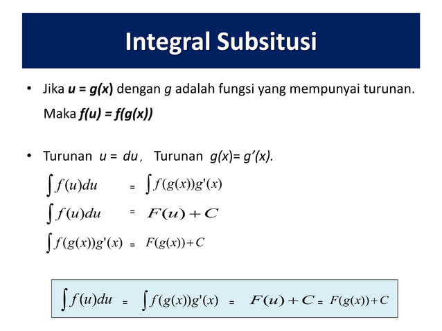 materi integral matematika teknik sipil. | PPT