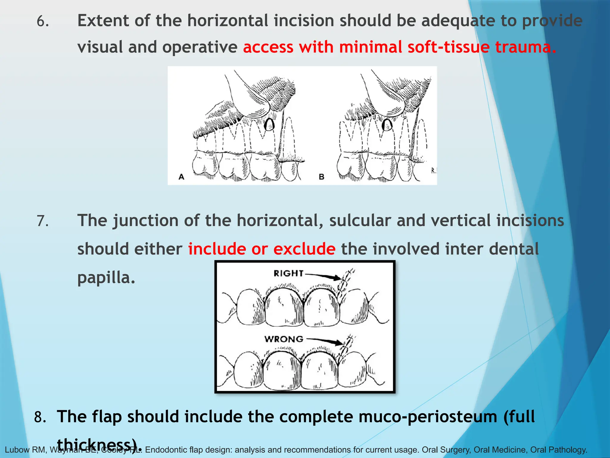 Various Flap Designs in Endodontic Surgery | PPTX