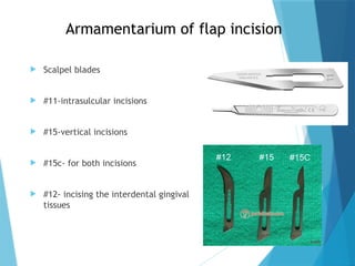 Various Flap Designs in Endodontic Surgery | PPTX
