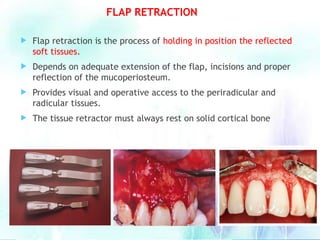 Various Flap Designs in Endodontic Surgery | PPTX