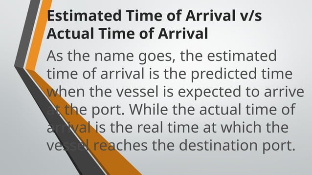 7.-Estimated-Time-of-Arrival-ETA with example ppt | PPT