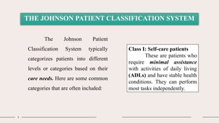PATIENT CLASSIFICATION SYSTEMS.pptx ppttx | PPTX