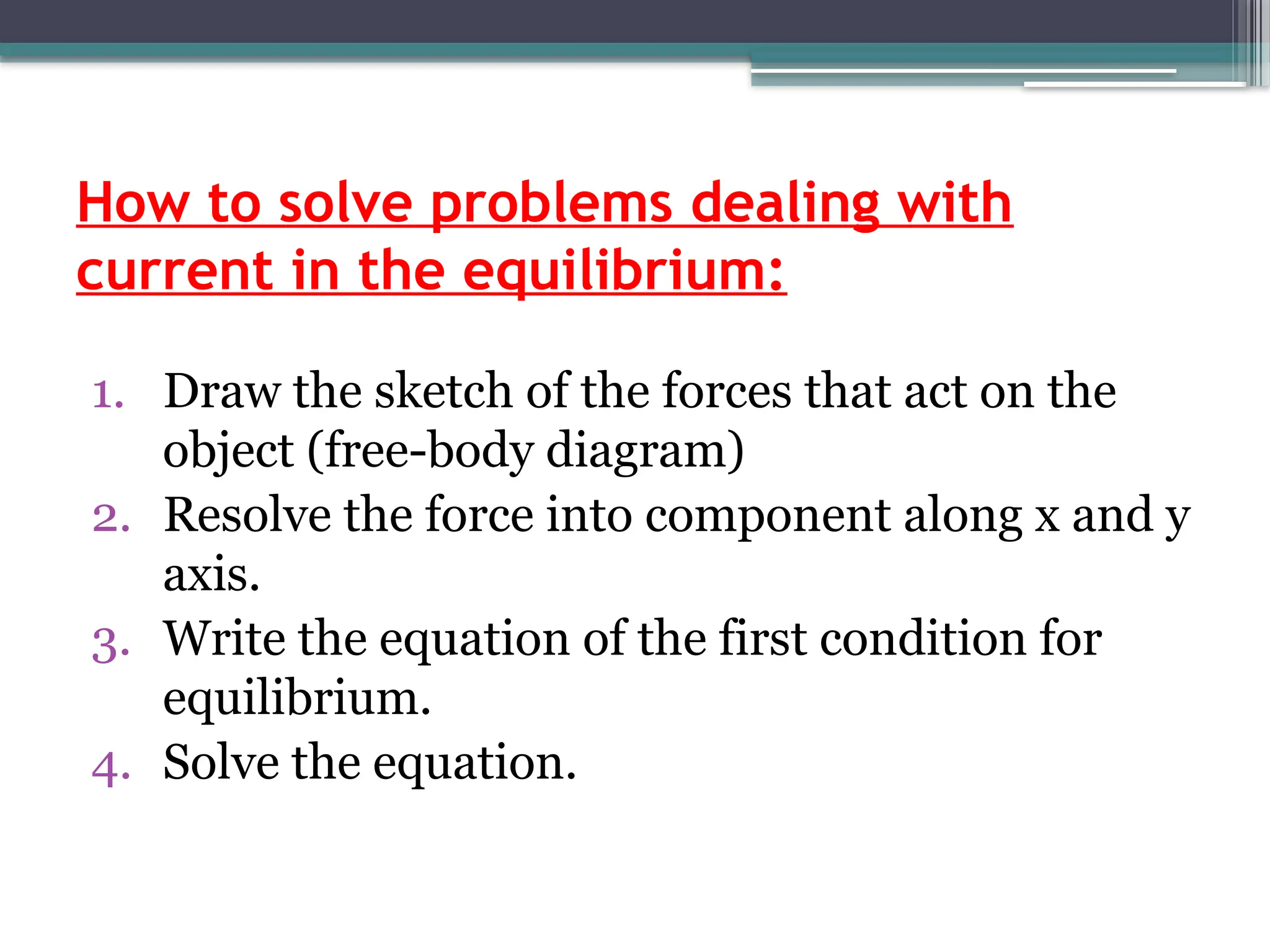 Presentation: Equilibrium topic .pptx