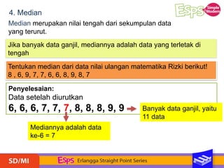 RANGKUMAN MATERI PENGOLAHAN DATA UNTUK SEKOLAH DASAR | PPTX