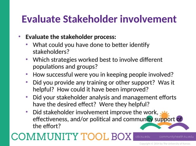 Identifying and Analyzing Stakeholders and Their Interests | PPT