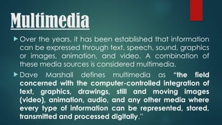 7. MULTIMEDIA INFO AND MEDIA6. MANIPULATIVE INFO AND MEDIA Media and ...