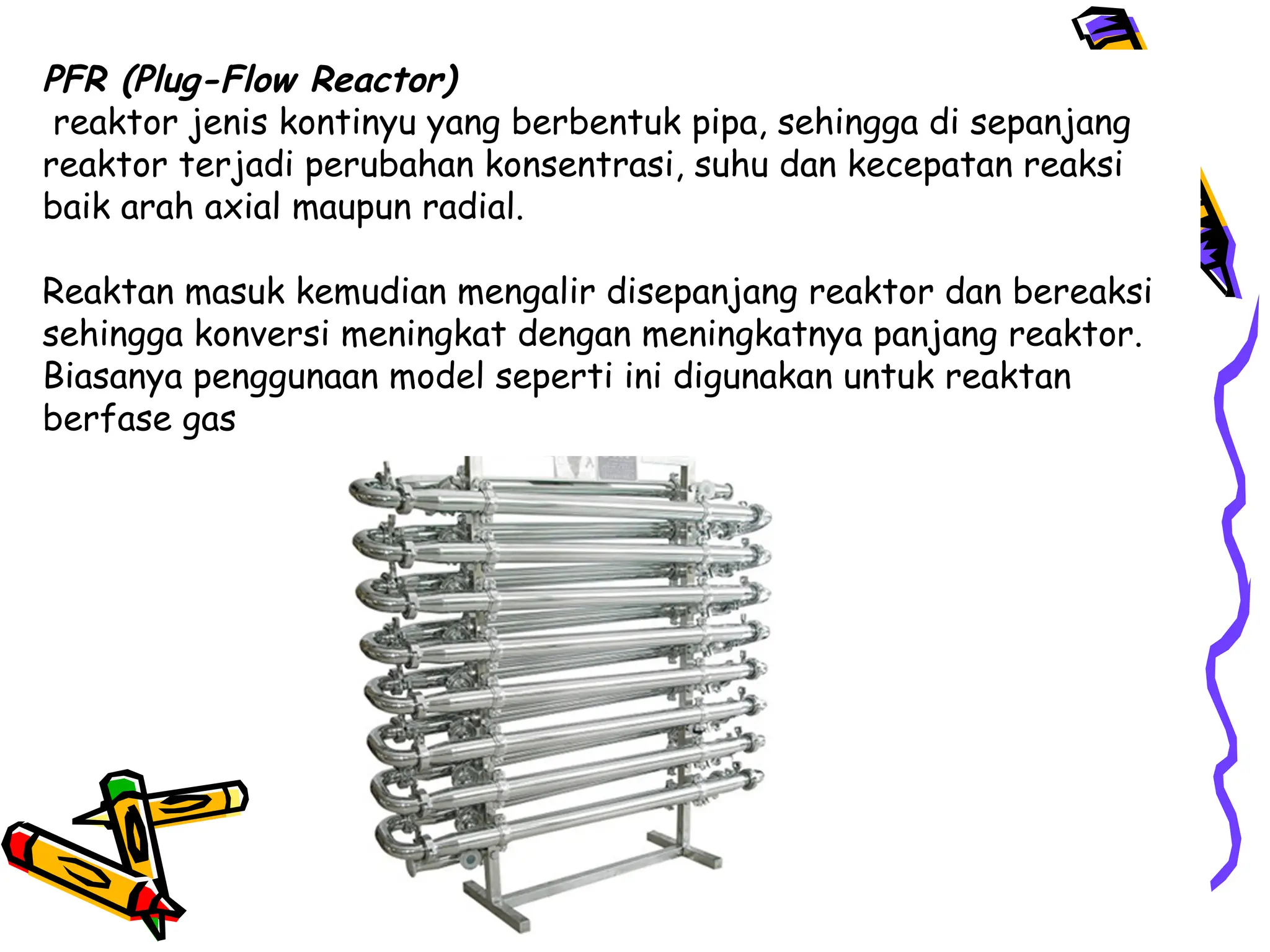 simulasi proses tentang reaktor berbagai macam | PPT