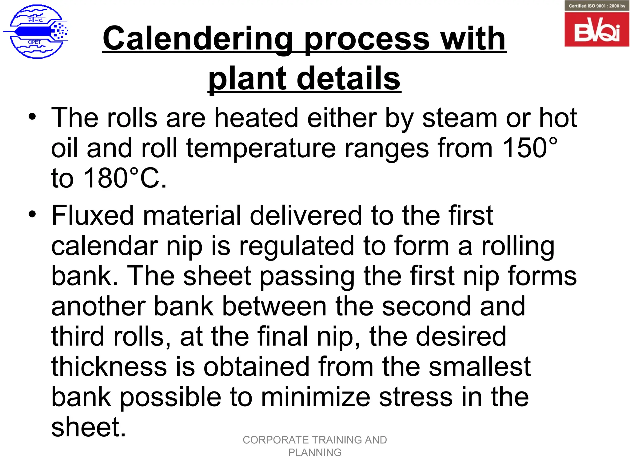 “Comprehensive Calendaring Process former | PPT