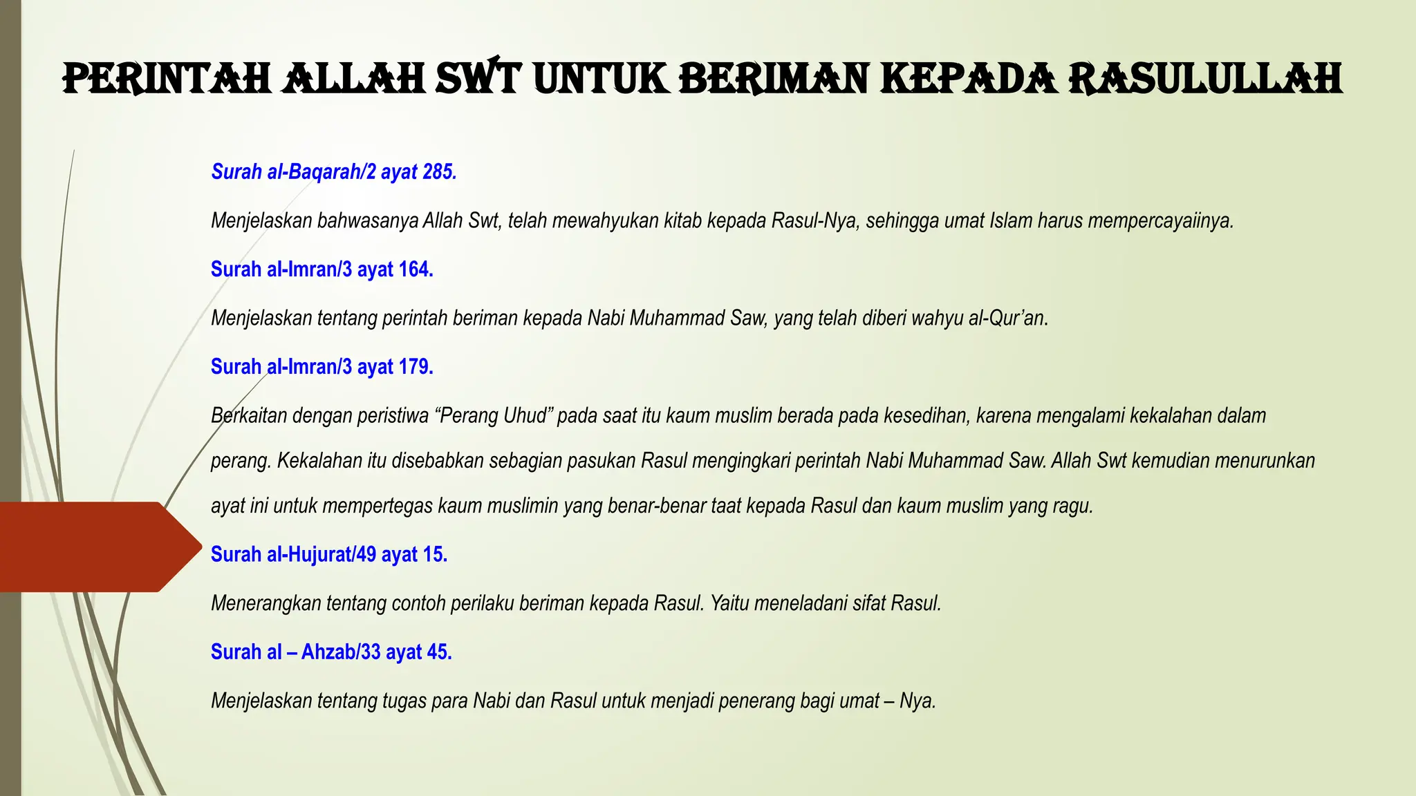 7. PPT. Meyakini Nabi dan Rasul Allah SWT Menjadi Generasi Digital yang ...