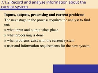 IGCSE ICT chapter 7 System life cycle - 7.1 Analysis.pptx