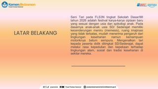 Pedoman FLS3N 2026: Festival Seni Tari SD dengan Kreativitas Lokal | PDF