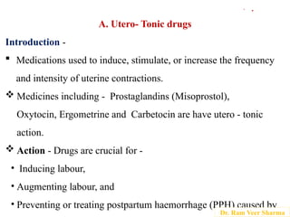 Comprehensive Overview of Labour Room Common Drugs: Uterotonics ...