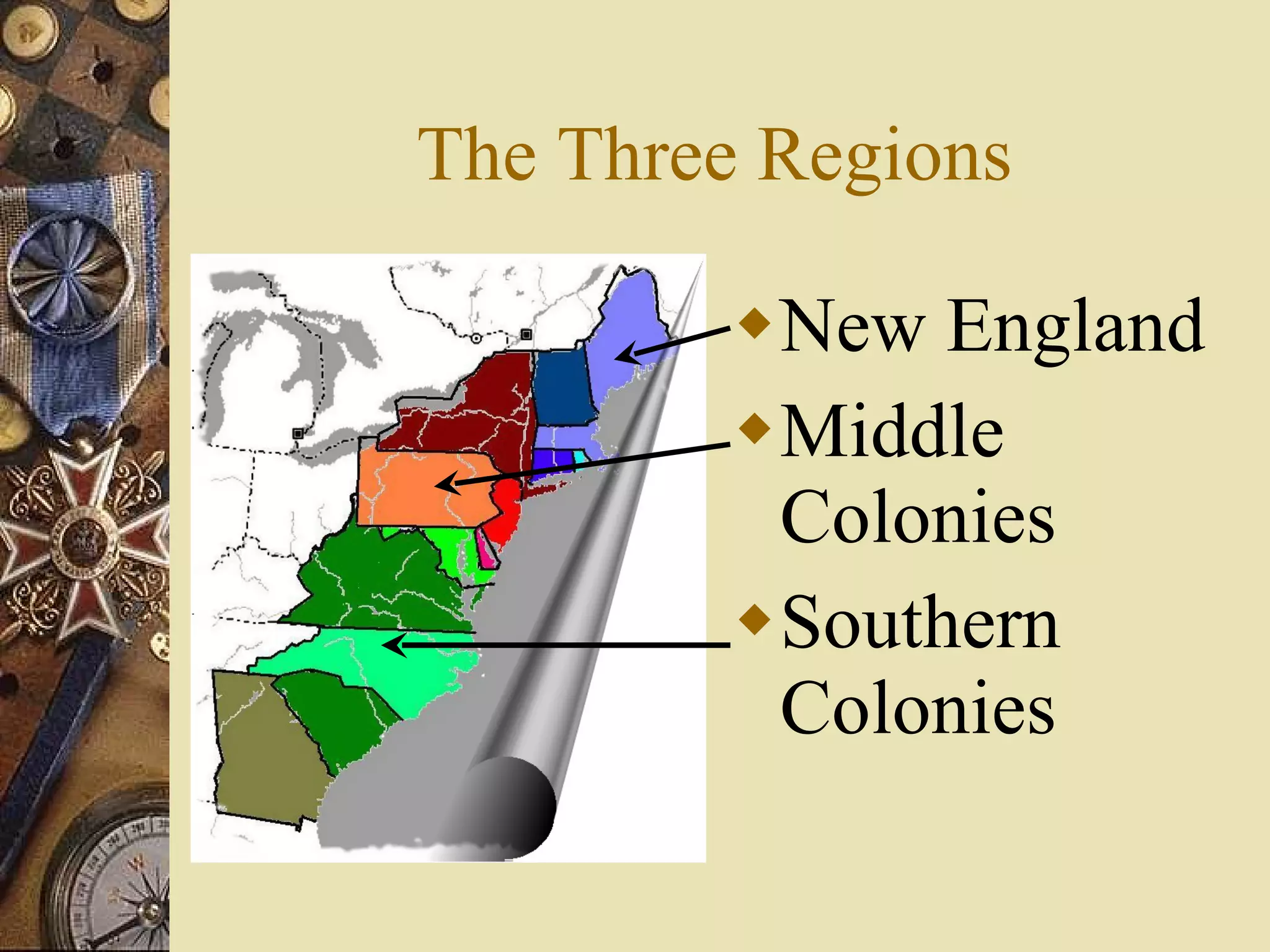 7 2 Colonial Regions | PPT