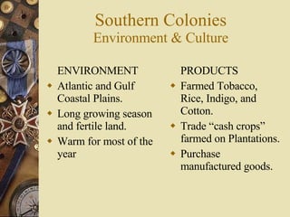 7 2 Colonial Regions | PPT