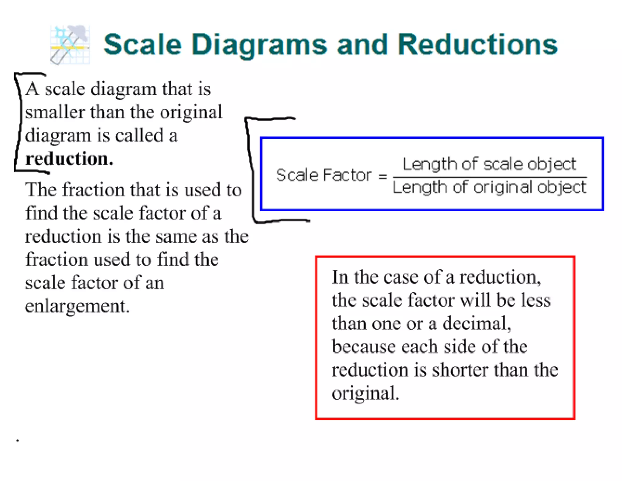 7.2 scale diagrams and reduction | PPT