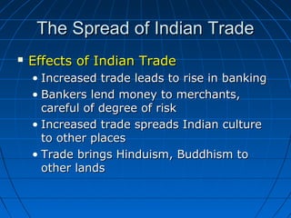 7.2 trade spreads indian religion and culture | PPT