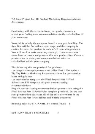7-3 Final Project Part II Product Marketing RecommendationsAssi.docx