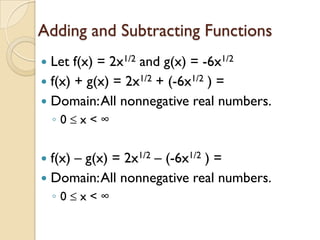 7.3 power functions and function operations | PPTX