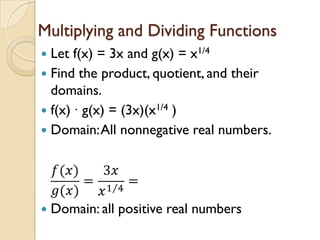 7.3 power functions and function operations | PPTX