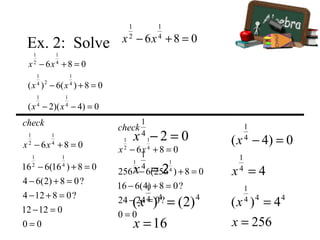 7.3 quadratic techniques | PPT