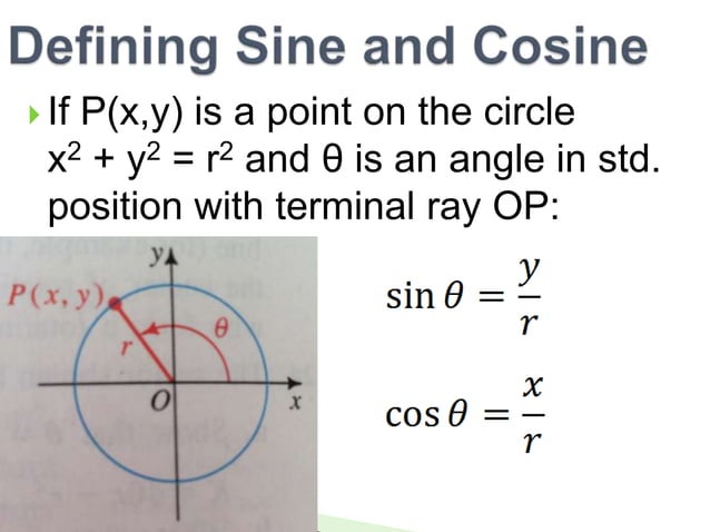 7 3 the sine and cosine functions | PPTX