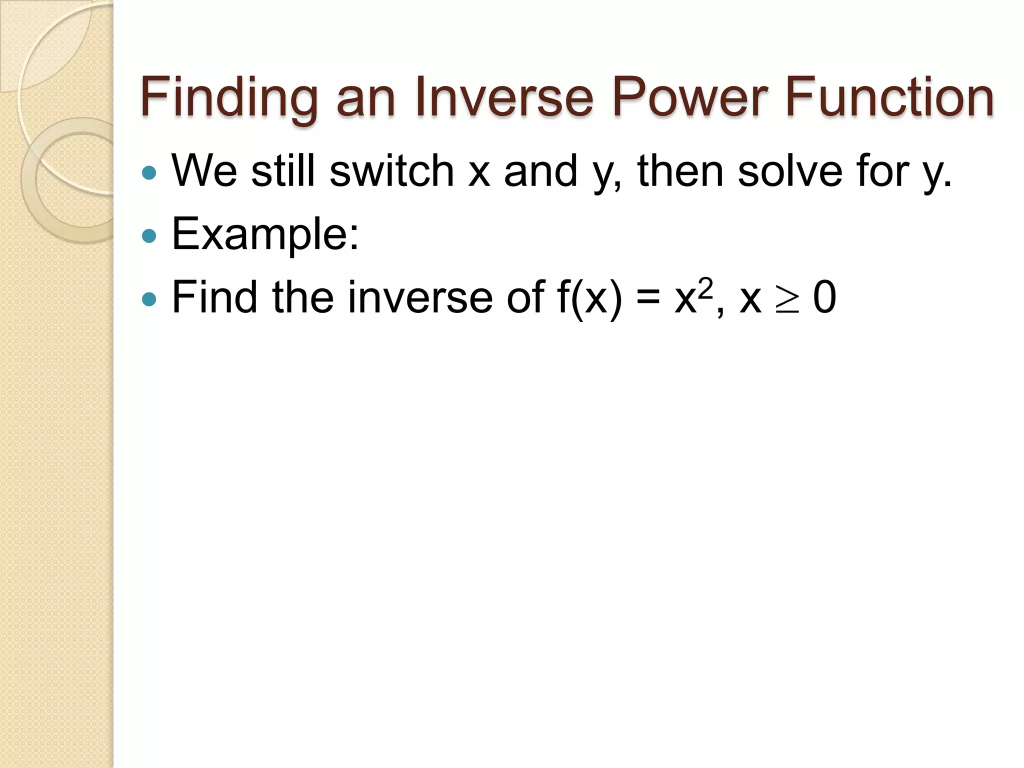 7.4 inverse functions | PPTX