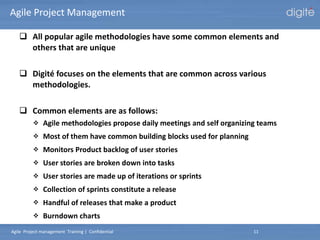 Digite - Project Management Training | PPT