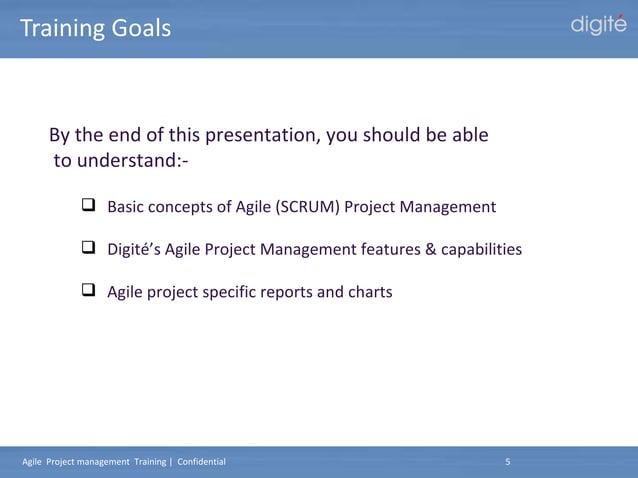Digite - Project Management Training | PPT